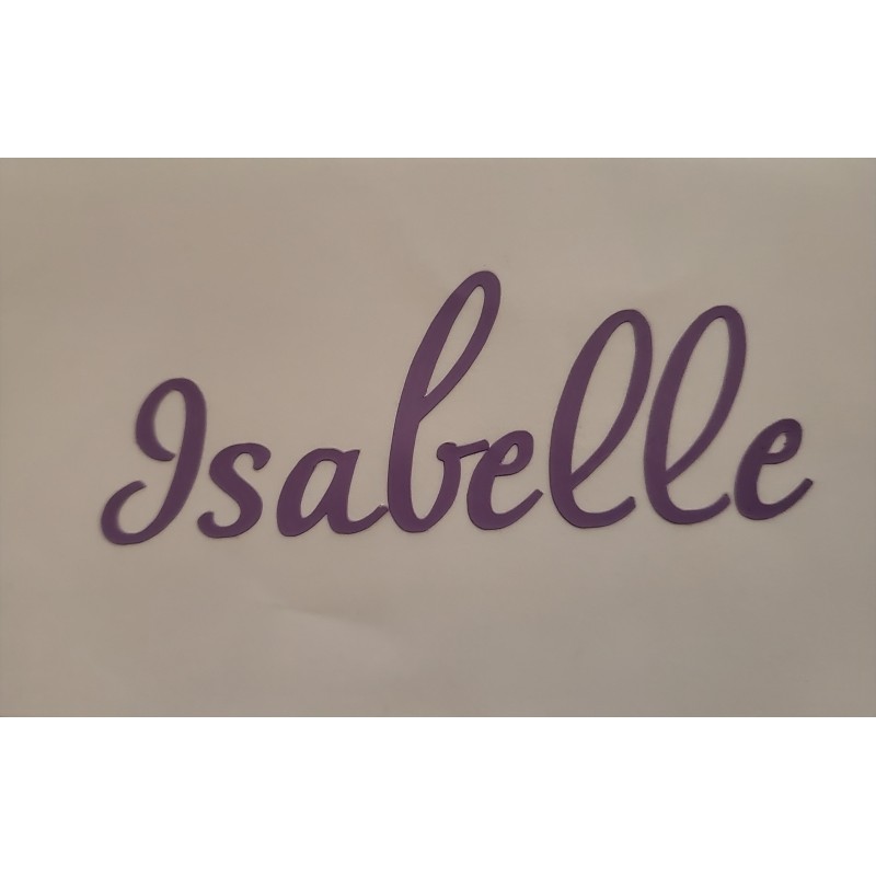 Vinyl Stickers - signature Script Font - Made to order